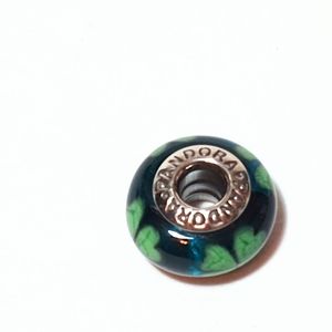 Pandora | Jewelry | Pandora 4 Leaf Clover Shamrock Murano Glass Bead ...